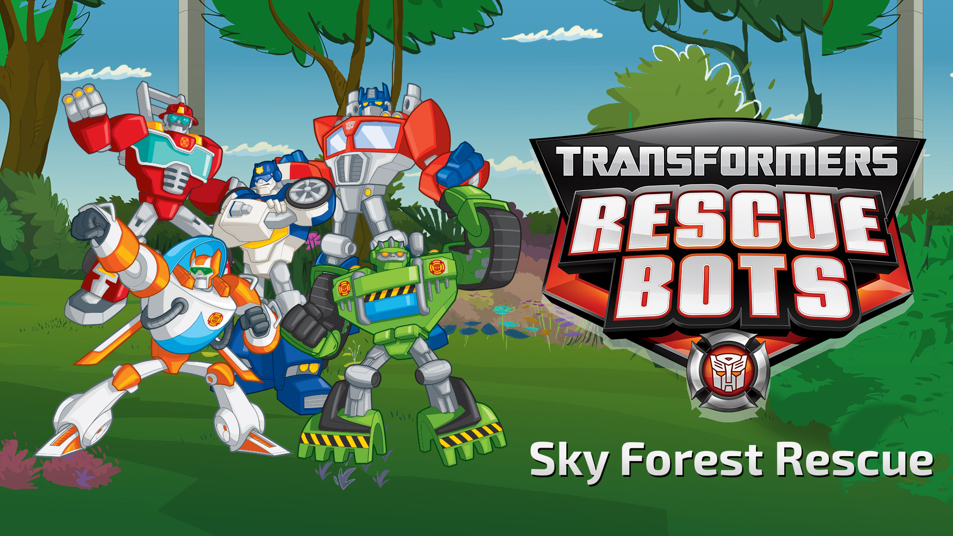 Transformers Rescue Bots Sky Forest Rescue – Graphite Lab | Video Game ...